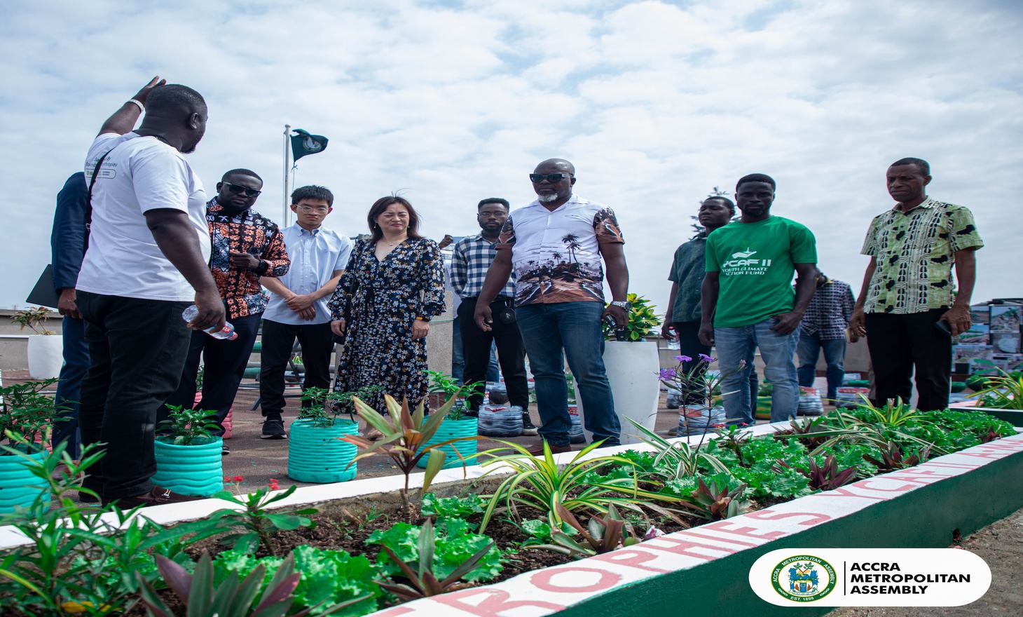 AMA - Bloomberg Philanthropies delegation calls on Mayor of Accra ...