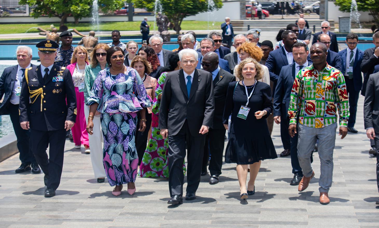 AMA - Italian President pays homage to Ghana's first PresidentÂ